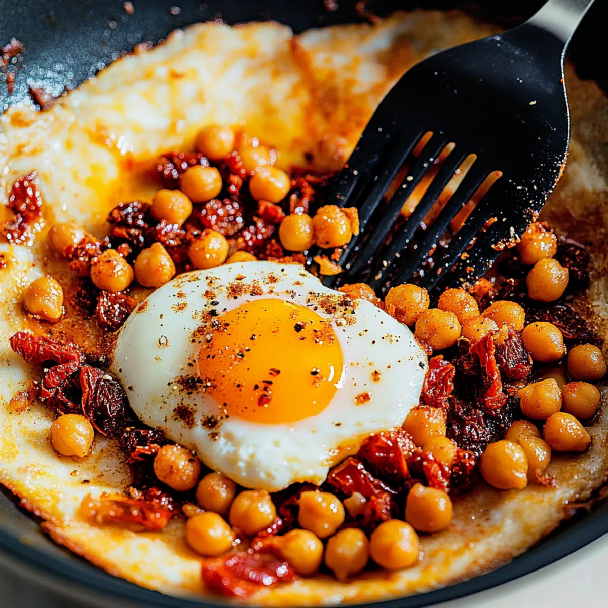 Irresistible Chickpea Fried Eggs: A Quick Protein-Packed Breakfast